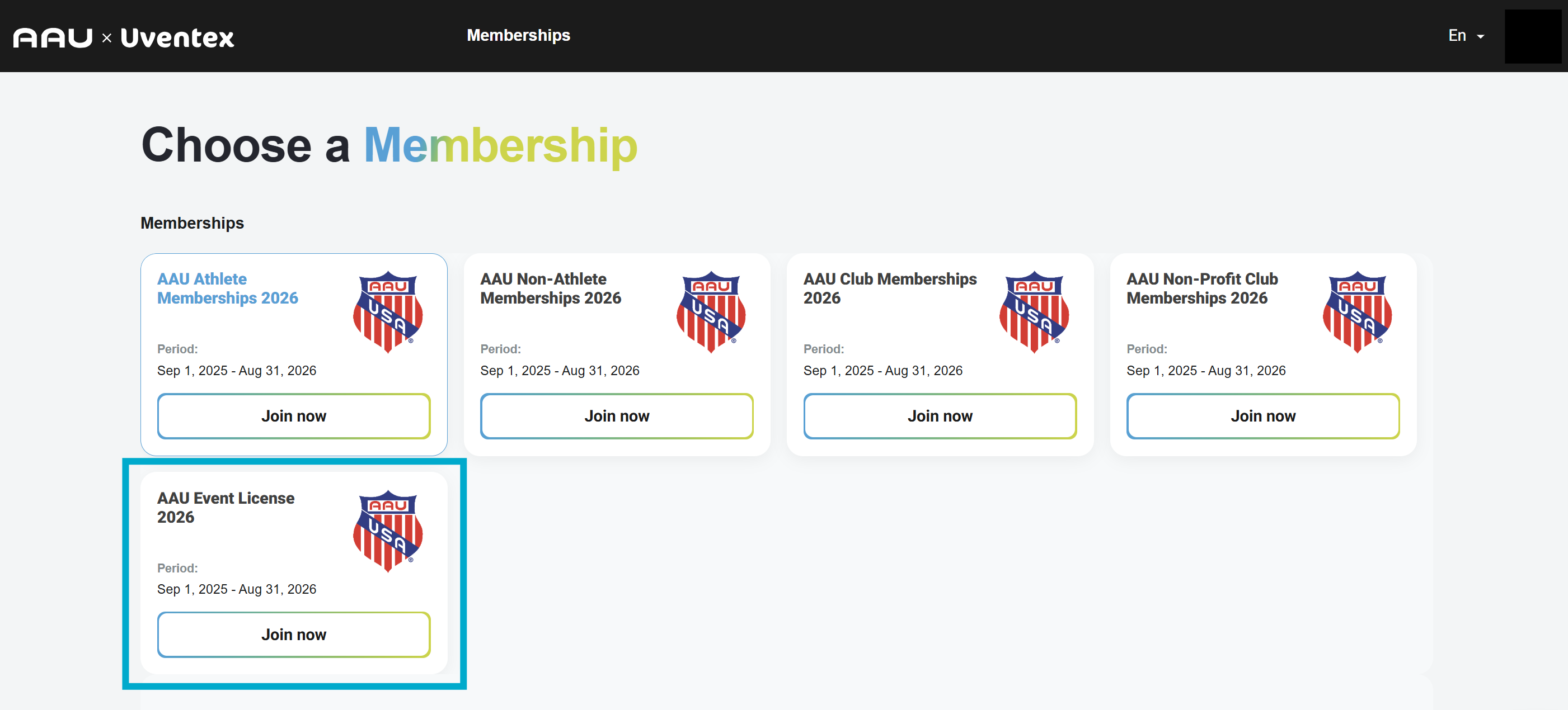 Download AAU certificate (Event or Practice License) – Uventex Labs