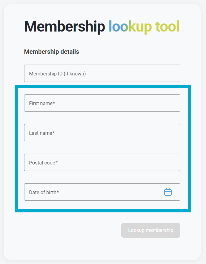 Membership Lookup Tool – Uventex Labs