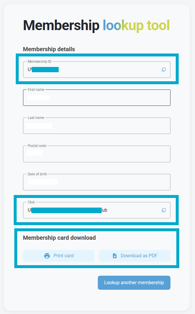 Membership Lookup Tool – Uventex Labs